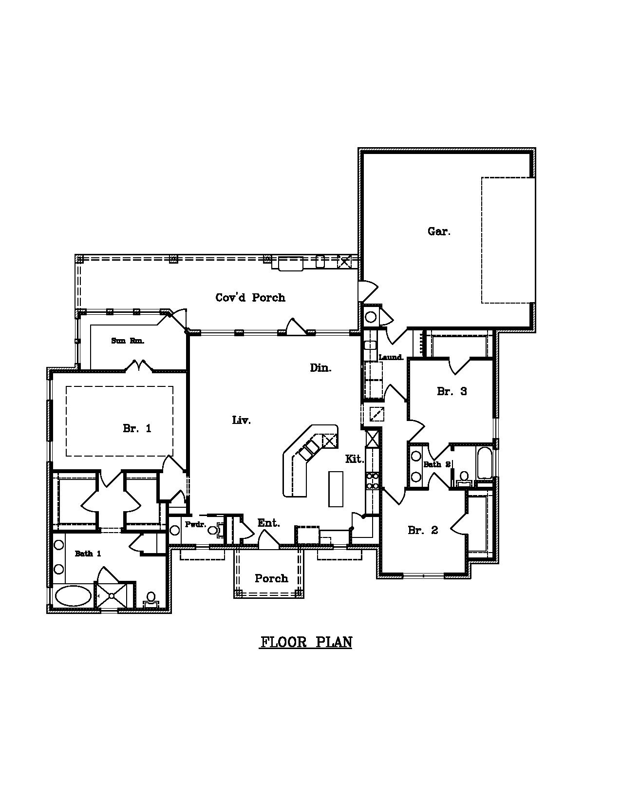 Plan № 445-331 (S.F.L.A.=2548) - Cook Residential Design